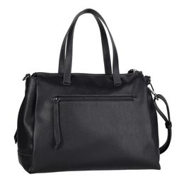 Shopper Gabor "Jenny", Damen, Gr. B/H/T: 34cm x 26cm x 13cm, schwarz, Polyurethan, Taschen Shopper, besonders weiche leichte Modelle aus soft genarbtem Lederimitat