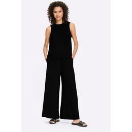 Hosenanzug Heine, Damen, Gr. 40, Normalgr&ouml;&szlig;en, schwarz, 100% Polyester, Anz&uuml;ge Hosenanzug