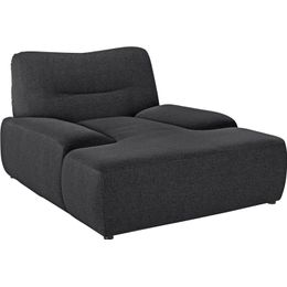 Loveseat DOMO collection "Cesena Designsessel zum Kuscheln, komfortabel zum Relaxen", grau (anthrazit), B:122cm H:81cm T:151cm, Sessel, Loveseat, bequem und stylish, frei im Raum stellbar