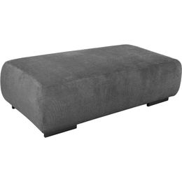 Hockerbank COTTA "Side", grau (stone), B:132cm H:42cm T:68cm, 96% POLYESTER (PES) / 4% POLYAMID (PA), Hocker, Hockerbank