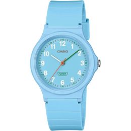 Quarzuhr, blau (hellblau), CASIO TIMELESS COLLECTION, Armbanduhren, M&auml;dchen, Quarzuhr, Armbanduhr, Kinderuhr, M&auml;dchen, Jungen, Geschenkidee, Schulananfang