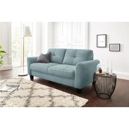 Sit & More 2,5-Sitzer SIT & MORE "Varese", blau (aqua), B:194cm H:91cm T:90cm, Luxus-Microfaser ALTARA NUBUCK (100% Polyester);Luxus-Microfaser (100% Polyester), Sofas, 2 5-Sitzer, inklusive Federkern