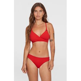 O`Neill Bandeau-Bikini O'NEILL "ESSENTIALS BAAY MAOI BIKINI SET", Damen, Gr. 38, N-Gr, rot coat, Obermaterial: 85% Polyamid, 15% Elasthan, Bikini-Sets Bandeau-Bikini, Topseller