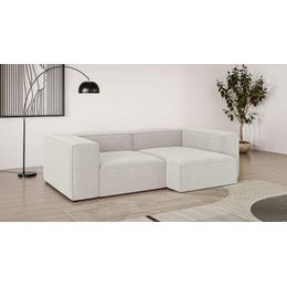 Ecksofa OTTO HOME "XL HAILY L-Form, Modularsofa extra tief, Sitztiefe 100/130 cm", beige (creme), B:260cm H:72cm T:160cm, 100% Polyester, Sofas, Ecksofa, als Modul oder separat verwendbar, f&uuml;r individuelle Zusammenstellung