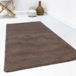 Wollteppich Esprit "Greenwood Rug, ESP-24391", grau (taupe), B:70cm H:2mm L:140cm, Wolle, Teppiche, Wollteppich, modern, kuschelig aus Schurwolle, pflegeleicht, Wohn-, Schlafzimmer