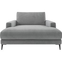 Chaiselongue Home Affaire "Downtown Loungem&ouml;bel zum Relaxen, B/T/H: 132/170/84 cm", silber, B:132cm H:84cm T:170cm, 95% Polyester, 5% Nylon, Sofas, Chaiselongue, auch in Boucl&eacute;, Cord und Easy care - leicht mir Wasser zu reinigen