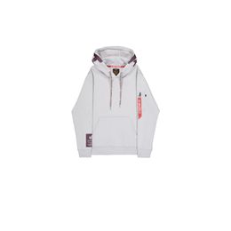 Hoodie Alpha Industries "Alpha Hoodie", Herren, Gr. M, pastel grau, Obermaterial: 80% Baumwolle, 20% Polyester, regular fit, Sweatshirts Hoodie