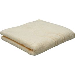 Handtuch Ross "Cashmere feeling", beige (champagner), B:50cm L:100cm, Frottier, Baumwolle, Handt&uuml;cher, Handtuch, 100% Baumwolle, mit Wellen-Bord&uuml;re, gro&szlig;e Farbauswahl