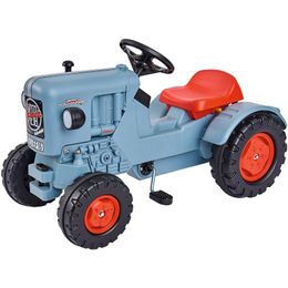 Trettraktor BIG "Eicher Diesel ED 16", blau (blau, rot), Tretfahrzeuge, KinderB:46cm H:88cm T:54cm, Trettraktor, BxTxH: 46x54x88 cm, B:46cm H:88cm T:54cm