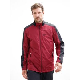 Funktionsjacke Catamaran, Herren, Gr. 56, rot (dunkelrot, schwarz), 100% Polyester, unifarben, Jacken Funktionsjacke