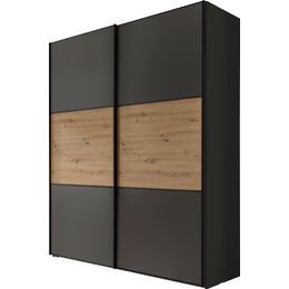 Schwebet&uuml;renschrank STAUD "Includo, Made in Germany", dekor vulkan, artisan eiche, B:225cm H:222cm T:68cm, Holzwerkstoff, Schr&auml;nke, Schwebet&uuml;renschrank, Mit vier verschiedenen Ausstattungsvarianten