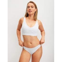 Bustier Calida "Natural Skin", Damen, Gr. L (48/50), N-Gr, star wei&szlig;, Interlock, Obermaterial: 83% Modal (TENCEL&trade;), 17% Elasthan, BHs Bustier, aus weicher Interlock-Qualit&auml;t, atmungsaktiv, ohne B&uuml;gel