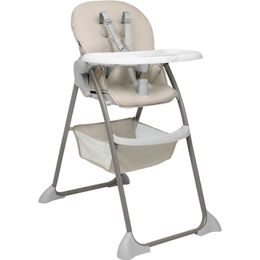 Hochstuhl hauck "Sit N Fol", Kinder, Gr. B/H/T: 57cm x 112cm x 82cm, beige, Kunststoff, Polyester, Stahl, St&uuml;hle Hochstuhl
