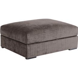 Polsterhocker Home Affaire "Casa XL, Breite 101 cm", taupe, B:101cm H:52cm T:97cm, 100% Polyester, Hocker, Polsterhocker, Mega-Hocker, in Cord oder Chenille-Struktur w&auml;hlbar