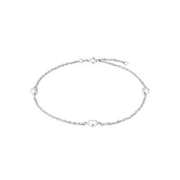 Fu&szlig;kette Amor "2017449", silber (silberfarben), Fu&szlig;ketten, Damen, Silber 925 (Sterlingsilber), Fu&szlig;kette, Made in Germany