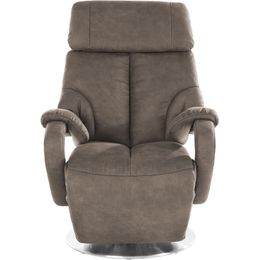 Sit & More TV-Sessel SIT & MORE "Invito", grau (taupe), B:80cm H:111cm T:80cm, NaturLEDER (echtes Rindsleder);Luxus-Microfaser (100% Polyester);Luxus-Kunstleder, Sessel, TV-Sessel, in Gr&ouml;&szlig;e S, wahlweise mit Motor und Aufstehhilfe