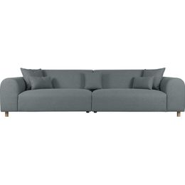 Big-Sofa Home Affaire "Svennis", blau (petrol), B:314cm H:83cm T:98cm, Struktur (100% Polyester);Filzoptik (100% Polyester), Sofas, Big-Sofa, in 2 Bezugsqualit&auml;ten, B/T/H: 314/98/83 cm