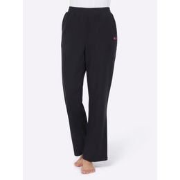 Dehnbund-Hose feel good, Damen, Gr. 20/21, Kurzgr&ouml;&szlig;en, schwarz, 95% Baumwolle, 5% Elasthan, unifarben, Hosen Dehnbund-Hose