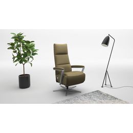 Sit & More TV-Sessel SIT & MORE "Vario Comfort, inkl. Kopfteilverstellung & 360 Drehfunktion", olive, B:70cm H:124cm T:85cm, Sessel, TV-Sessel, mit Herz-Waage-Funktion & 3 Motoren, H&ouml;he der Armlehnen 60cm