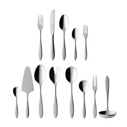 Villeroy & Boch Besteck-Set VILLEROY & BOCH "Tafelbesteck Arthur 68er Set silber", silber, Essbesteck-Sets, Besteck-Set