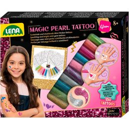 Kreativset LENA "Magic Pearl Tattoo", bunt, Kreativsets, Kinder, Kunststoff, Kreativset