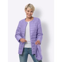 Steppjacke Classic Basics, Damen, Gr. 50, lila (lavendel), 100% Polyester, Wattierung:100% Polyester, unifarben, Jacken Steppjacke