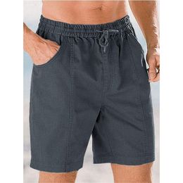 Bermudas CLASSIC, Herren, Gr. 62, Normalgr&ouml;&szlig;en, grau, 100% Baumwolle, unifarben, kurz, Hosen Bermudas