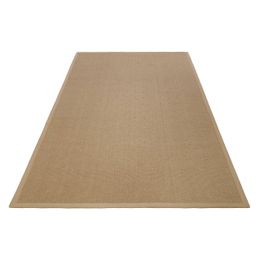 Teppich Wecon Home "Hugo two, Juteteppich, als L&auml;ufer erh&auml;ltlich", natur braun, B:110cm H:8mm L:170cm, Jute, Teppiche, Teppich, Naturfaser, 100% Jute, Sisal-Optik, pflegeleicht, Wohnzimmer, Raute