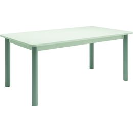 Esstisch Tom Tailor HOME "COLOR TABLE", fresh sage 08, sage 03, fresh sage 08, B:180cm H:76cm T:100cm, Tische, Esstisch, Esstisch, 4-Fu&szlig;, 3 Gr&ouml;&szlig;en, 3 Dekorfarben, 4 Fu&szlig;farben, ABS-Kante