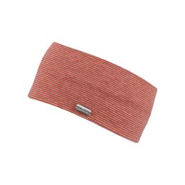 Stirnband Chillouts "Farum Headband", Damen, rot (rot, grau), Baumwollmischung, gestreift, mehrfarbig, M&uuml;tzen Stirnband, D&uuml;nn gestreiftes Baumwoll-Stirnband mit sanfter Oberfl&auml;che