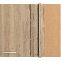 Eckh&auml;ngeschrank Optifit "Klara", braun (wildeiche), B:85cm H:70,4cm T:34,9cm, Holzwerkstoff, Schr&auml;nke, Eckh&auml;ngeschrank, Breite 80 x 45 cm