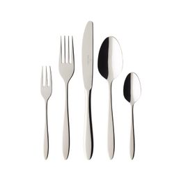 Villeroy & Boch Besteck-Set VILLEROY & BOCH "Tafelbesteck Annalena 30er Set silber", silber, Essbesteck-Sets, Besteck-Set