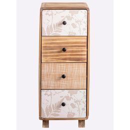 Kommode HEINE HOME, rosa (natur, altros&eacute;), B:30cm H:74cm T:30cm, MDF, Sideboards, Kommode