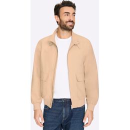 Blouson Marco Donati, Herren, Gr. 50, beige, 64% Baumwolle, 36% Polyamid, unifarben, Jacken Blouson