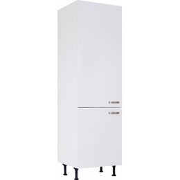 Seitenschrank KOCHSTATION "KS-Cara", wei&szlig;, B:60cm H:211,8cm T:58,4cm, Schr&auml;nke, Seitenschrank