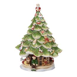 Villeroy & Boch Weihnachtsfigur VILLEROY & BOCH "Dekofigur Tannenbaum mit Kindern Christmas Toys Memory bunt", bunt, Dekofiguren, Weihnachtsfigur