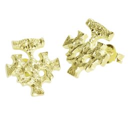 Paar Ohrstecker OSTSEE-SCHMUCK "- Hiddensee 15 x 13 mm - Gold 333/000 -" Gr. 15, gold (gold 333, goldfarben, gelb), Ohrringe, Damen, Gelbgold 333, Paar Ohrstecker