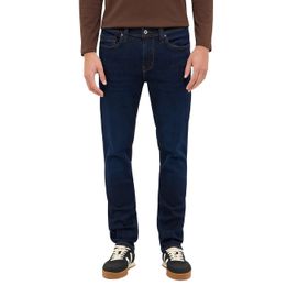 Slim-fit-Jeans Mustang "Herren Style Vegas Slim", Herren, Gr. 32, L&auml;nge 32, 902 dunkelblau, Denim/Jeans, 98% Baumwolle, 2% Elasthan, slim fit, Jeans Slim-fit-Jeans