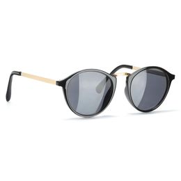 Sonnenbrille Lascana, Damen, schwarz, Sonnenbrillen Sonnenbrille, runde Sonnenbrille, get&ouml;nte Gl&auml;ser mit UV Schutz, Damenbrille