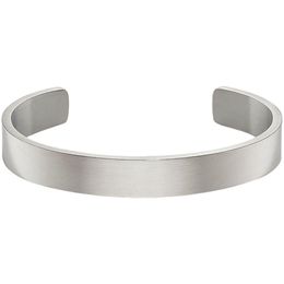 Armspange Bruno Banani "Schmuck Geschenk Armschmuck", silber (edelstahlfarben), Armb&auml;nder, Damen, Edelstahl, Armspange