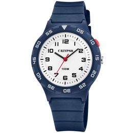 Quarzuhr Calypso Watches "Sweet Time", blau (dunkelblau), Armbanduhren, M&auml;dchen, Quarzuhr, Armbanduhr, Kinderuhr, bis 10 bar wasserdicht, ideal als Geschenk