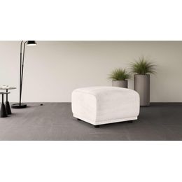 Polsterhocker Home Affaire "TAMMO", beige (creme), B:70cm H:45cm T:70cm, 100% Polyester, Hocker, Polsterhocker, passend zur Serie, auch in Cord und Boucl&eacute;