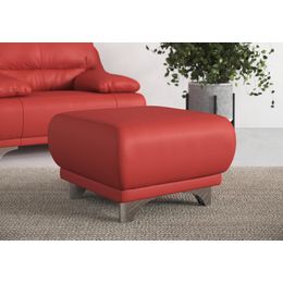 Hocker COTTA "Maranello", rot, B:66cm H:43cm T:66cm, 64% Polyurethan, 25% Polyester, 11% Baumwolle, Hocker, Hocker