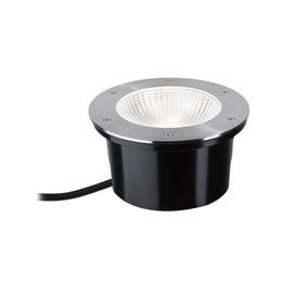 LED Einbauleuchte Paulmann "DureaIP67 rund 153mm 3000K 8W 530lm 230V Edelstahl Metall", silber (edelstahlfarben), H:11,2cm &Oslash;:21,3cm, Leuchten, LED Einbauleuchte, Bodeneinbauleuchte