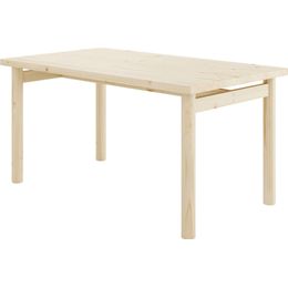 Esstisch Karup Design "PACE DINING TABLE", braun (klar lackiert, klar lackiert, klar lackiert), B:150cm H:75cm T:85cm, Tische, Esstisch, aus FSC-zertifiziertem Kiefernholz, Gr&ouml;&szlig;e 150 x 75 cm.
