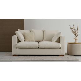 2-Sitzer Home Affaire "Comfy", beige (sand), B:175cm H:80cm T:113cm, 92% PES, 8% Nylon, Sofas, 2-Sitzer, extra weich und kuschelig, F&uuml;llung mit Federn und Daunen