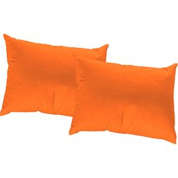 Kissenh&uuml;lle WIRTH "Umea" Gr. 1, orange, B:40cm L:40cm, Polyester, Obermaterial: 100% Polyester, Kissenbez&uuml;ge, Kissenh&uuml;lle