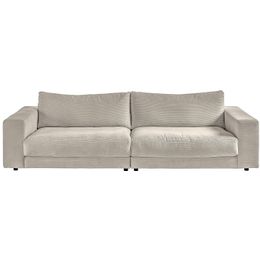 Big-Sofa Home Affaire "Enisa, bequeme, legere Polsterung B/T/H: 290/127/85 cm, Mega Sofa", silber, B:290cm H:85cm T:127cm, Cord (88% Polyester / 12% Polyacryl), Sofas, Big-Sofa, Zeitloses und stylisches Loungem&ouml;bel, in Fein- und Breitcord