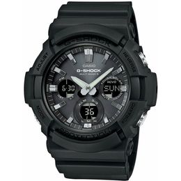 Funkchronograph Casio G-SHOCK, schwarz (schwarz, schwarz), Armbanduhren, Herren, Funkchronograph, Quarzuhr,Armbanduhr,Herrenuhr,Weltzeit, bis 20bar wasserd.Resinarmband