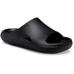 Pantolette Crocs "Mellow Recovery Slide", Damen, Gr. 37, schwarz, Croslite&trade;, unifarben, Schuhe Pantolette, Badeschuh, Pool Slide, Sommerschuh mit Fu&szlig;bett